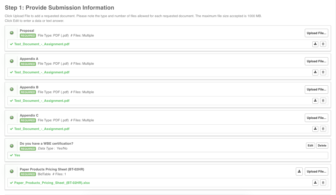 Creating and Uploading a Submission